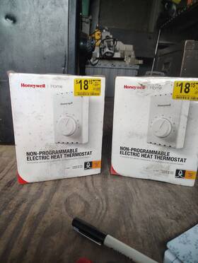 HONEYWELL CT410A Programmable Electric Heat Thermostat Wire