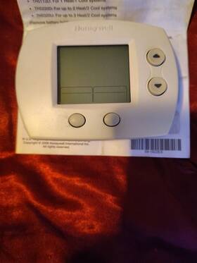 HONEYWELL TH5000 Focuspro Thermostat
