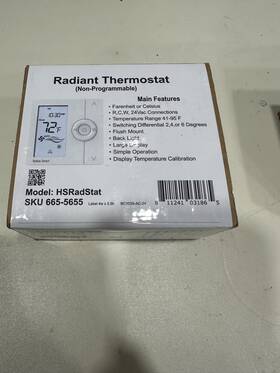 HYDRO-SMART BC103S-AC-24 Radiant Thermostat Programmable