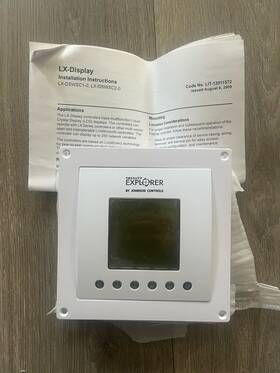 JOHNSON CONTROLS LX-DSWSC2-0 Lcd Display Scheduler Flush