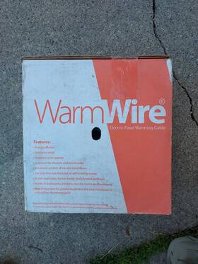 SUNTOUCH 240120WB Wire Electric Floor Warming Cable